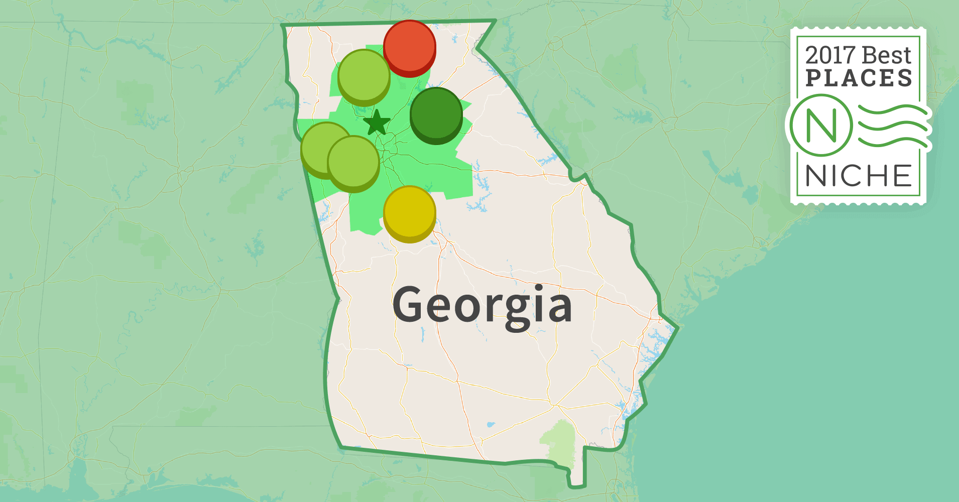 2017 Best Places to Live in Atlanta Area Area - Niche